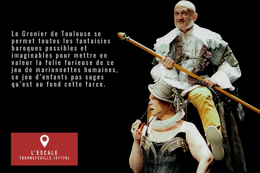 Ubu roi • Stéphane Batlle et Pierre Matras à l'Escale à Tournefeuille