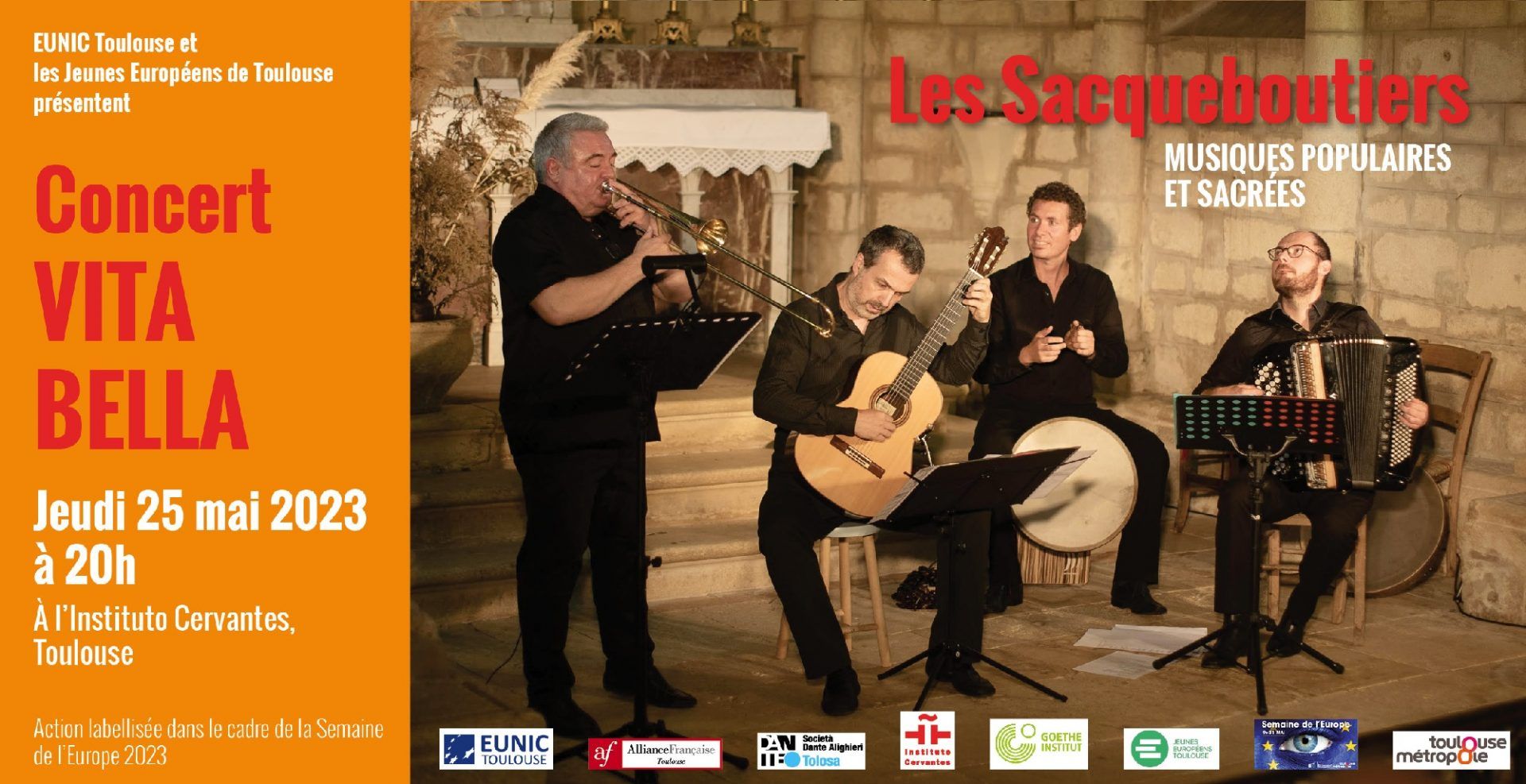 Concert : les Sacqueboutiers - Vita Bella - Culture31